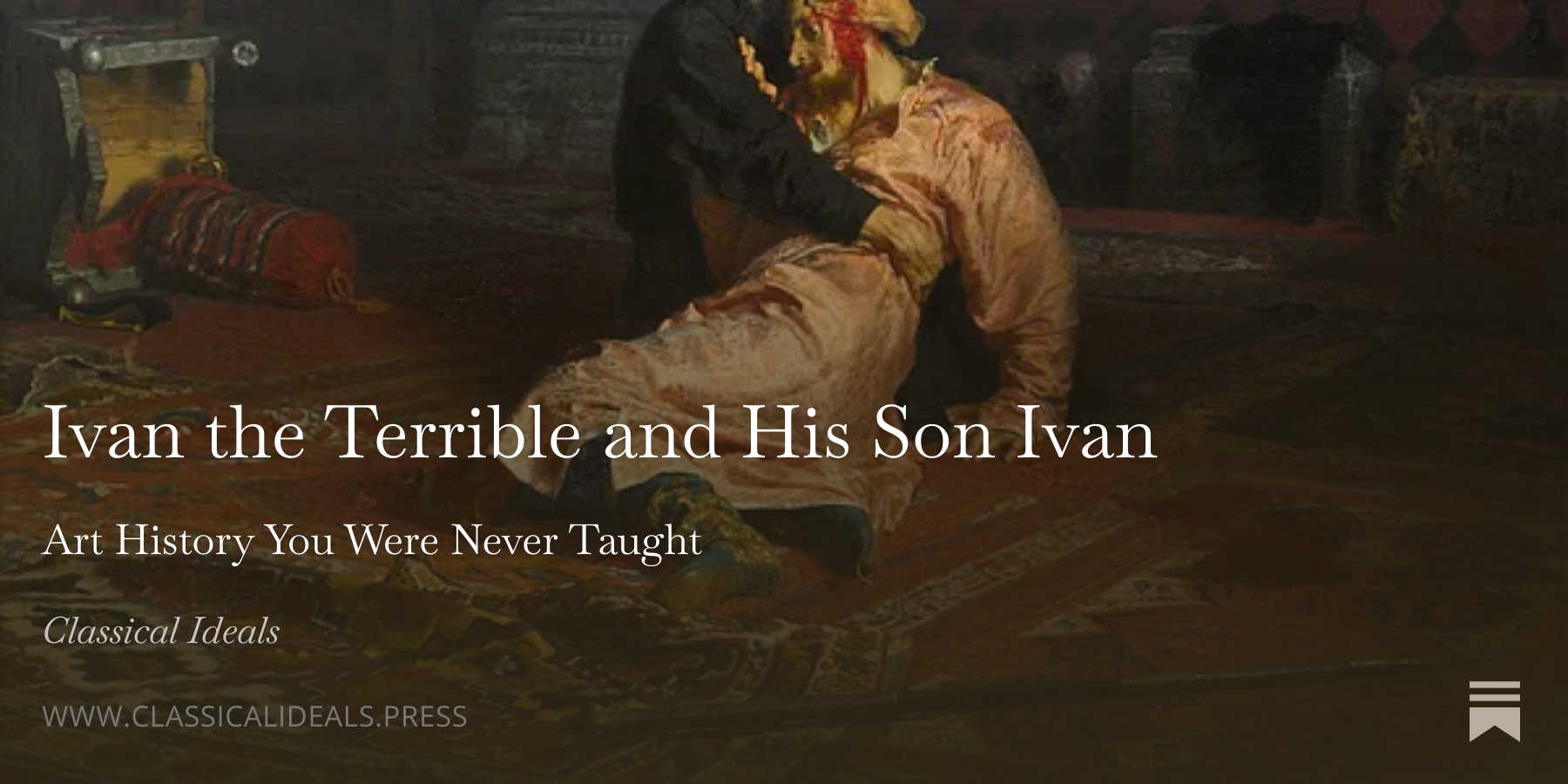 Ivan the Terrible and His Son Ivan - by Megha Lillywhite